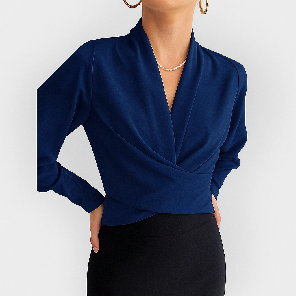 Women's Blouse Puff Sleeve Top Elegant Design – Whitmorelane